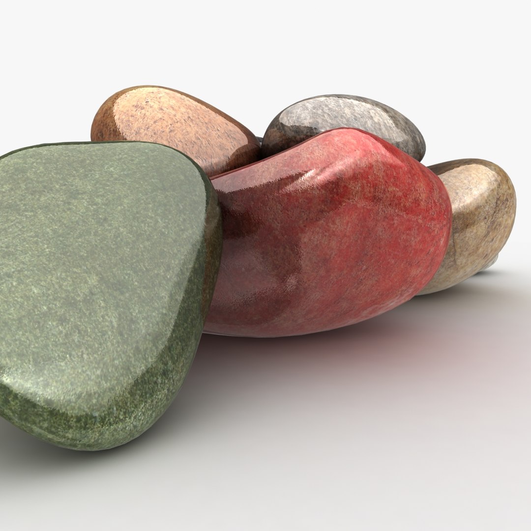 3d Model Realistic Stones
