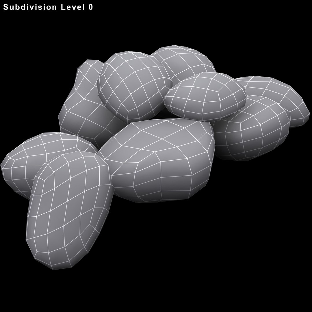 3d Model Realistic Stones