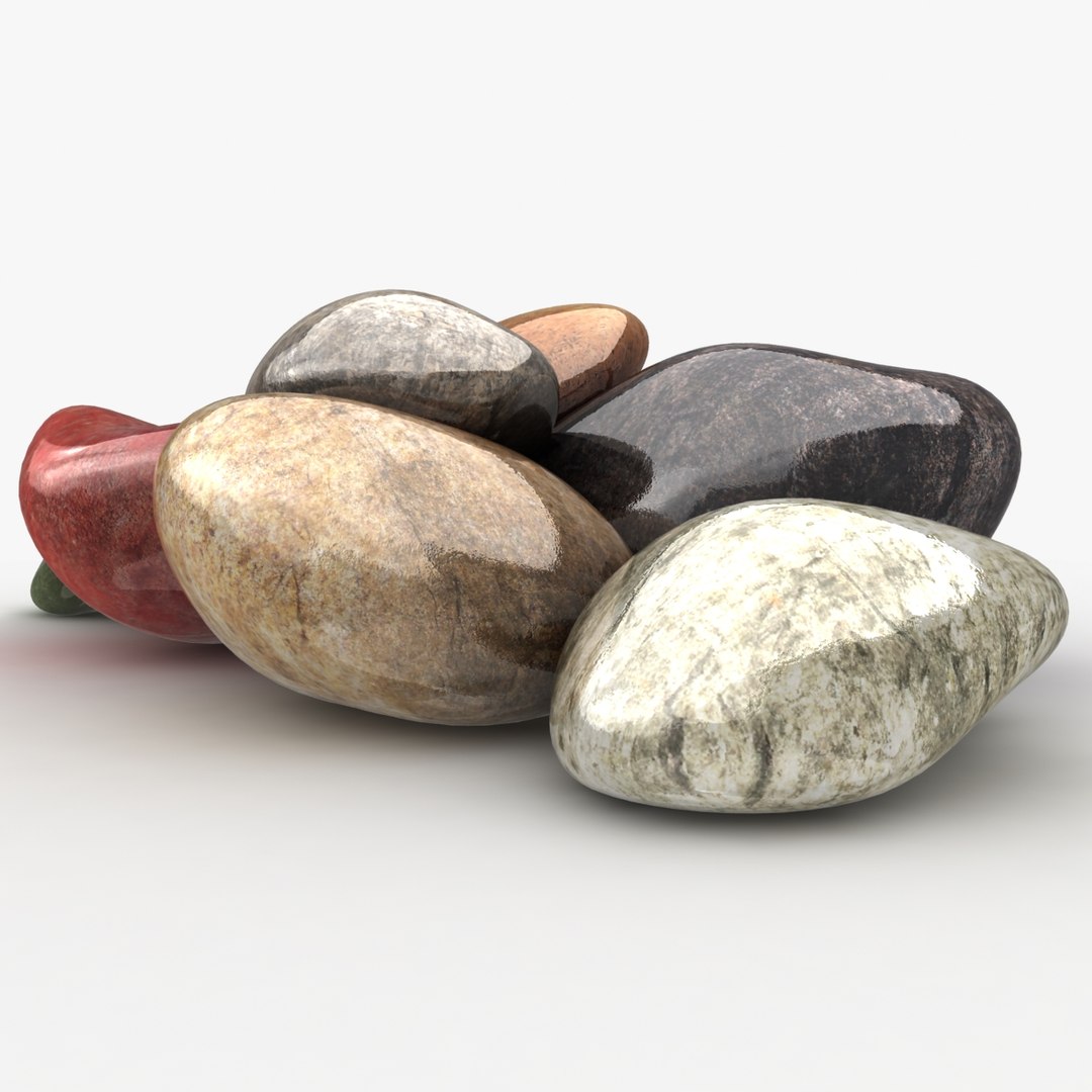3d Model Realistic Stones