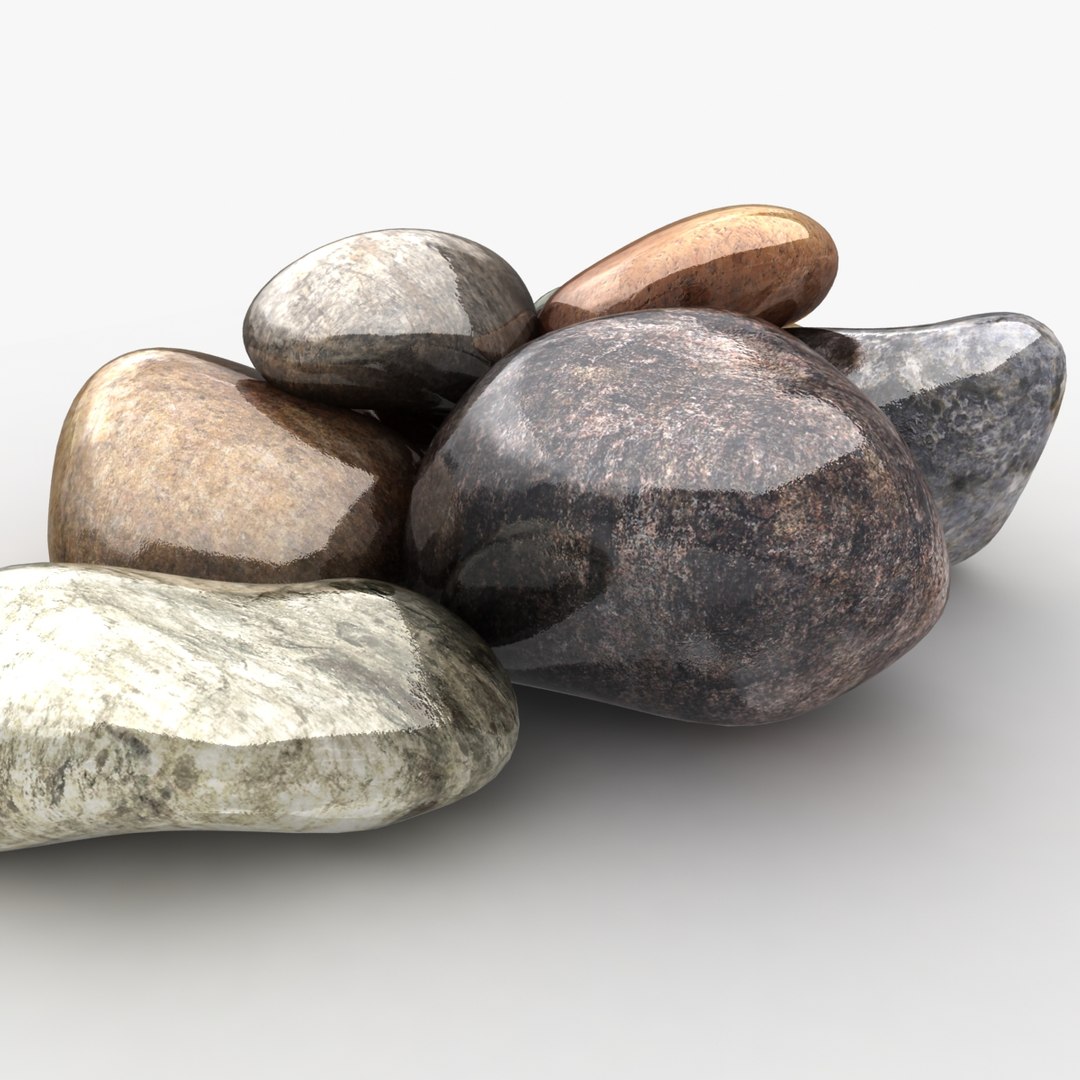 3d Model Realistic Stones