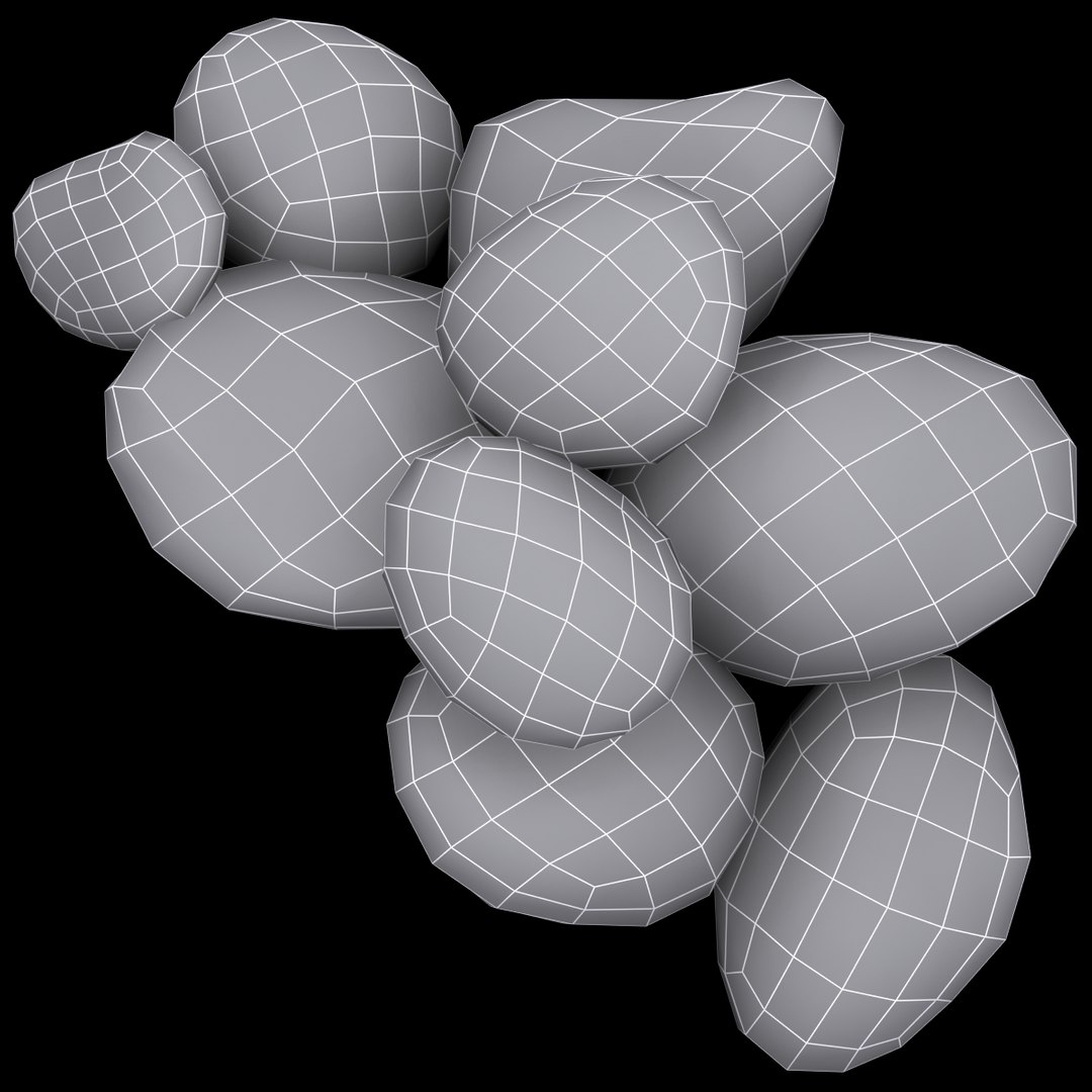 3d Model Realistic Stones