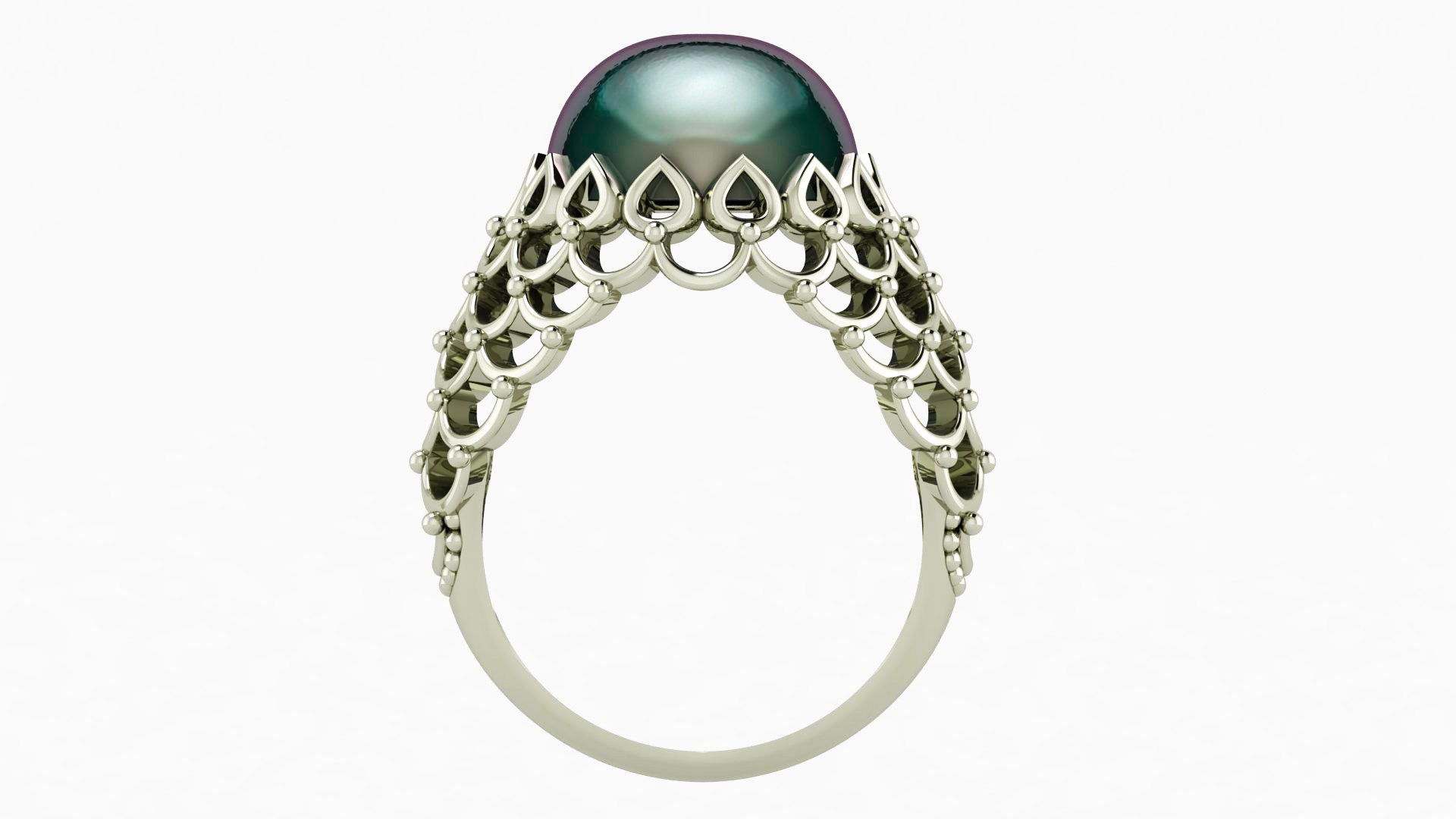 Men Ring Cabochon Gemstone Model - TurboSquid 1976825