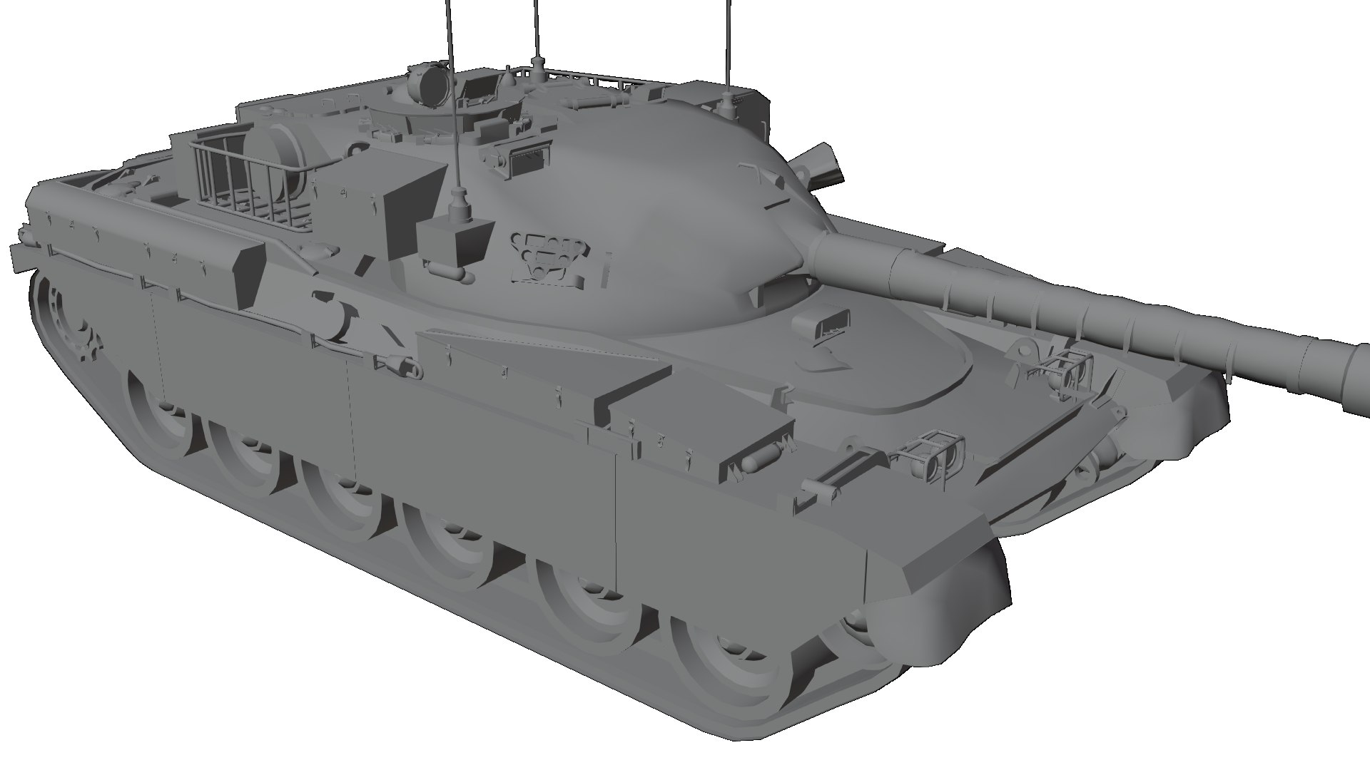 Chieftain MK6 3D Model - TurboSquid 1851482