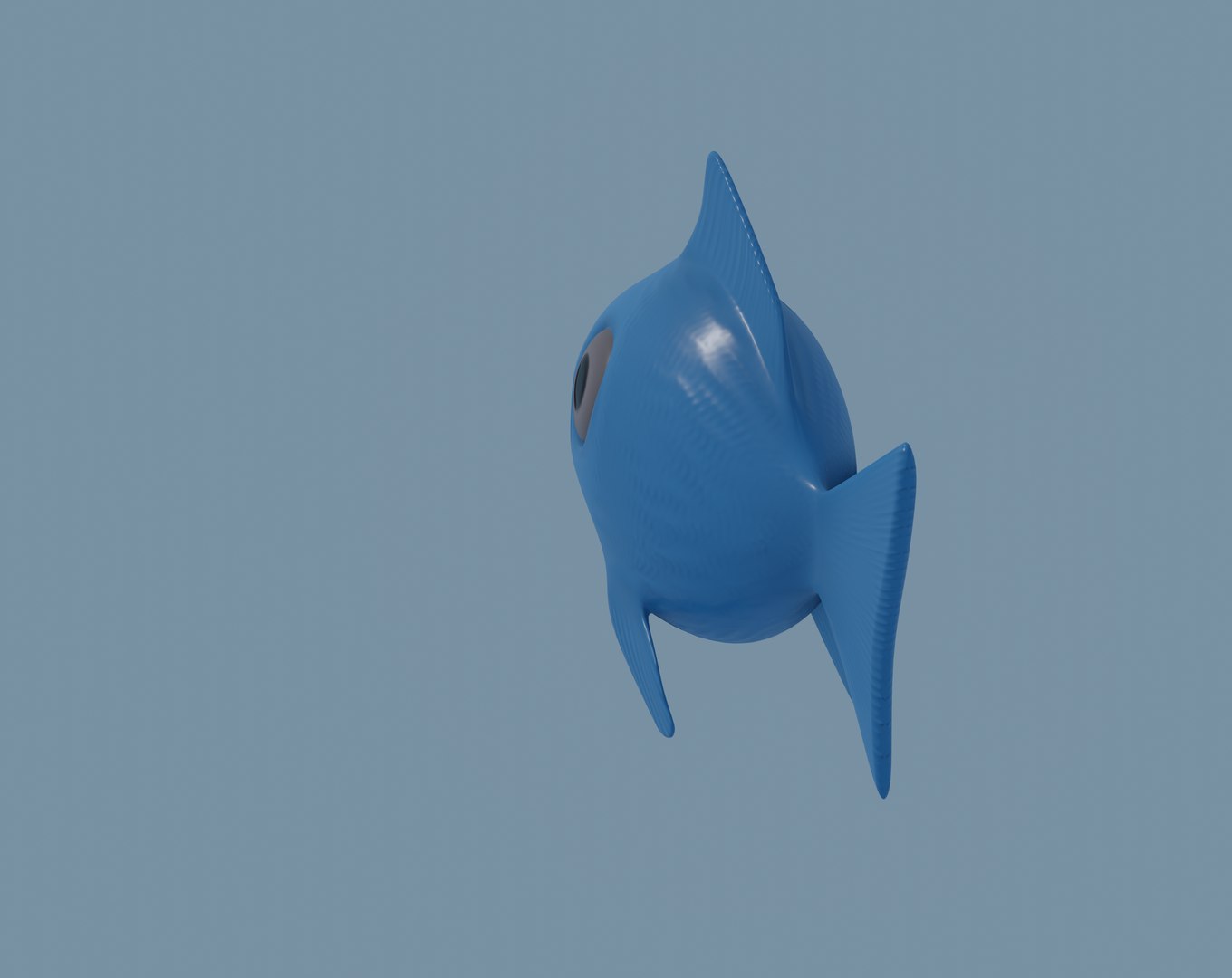 3D Model Toon Fish - TurboSquid 2131677