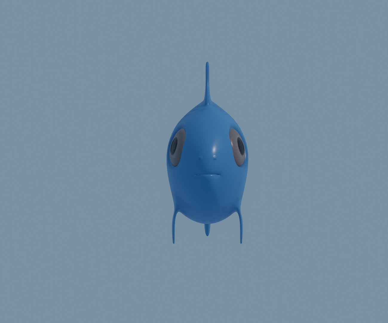 3D Model Toon Fish - TurboSquid 2131677