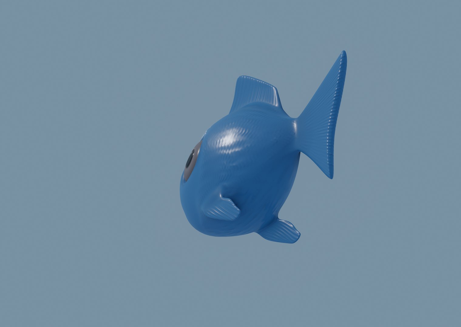 3D Model Toon Fish - TurboSquid 2131677