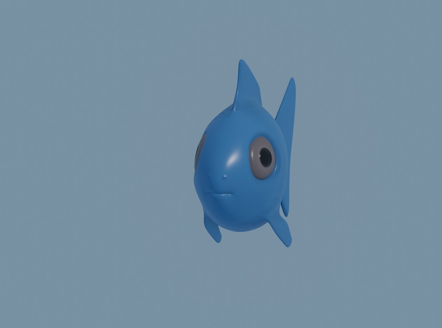 3D Model Toon Fish - TurboSquid 2131677