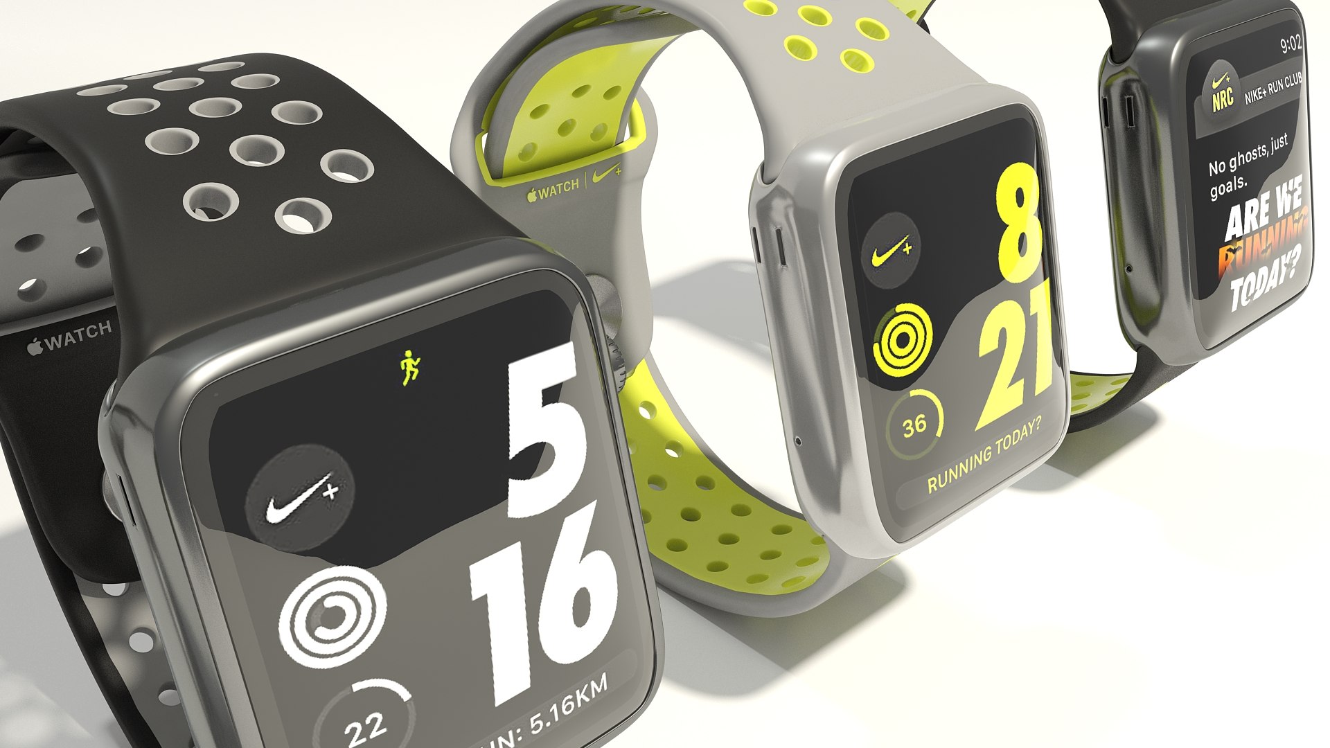 3D Apple Watch Nike Model - TurboSquid 1209217