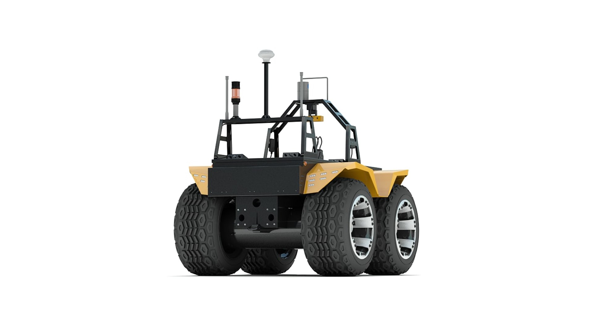 3d model grizzly robotic utility vehicle
