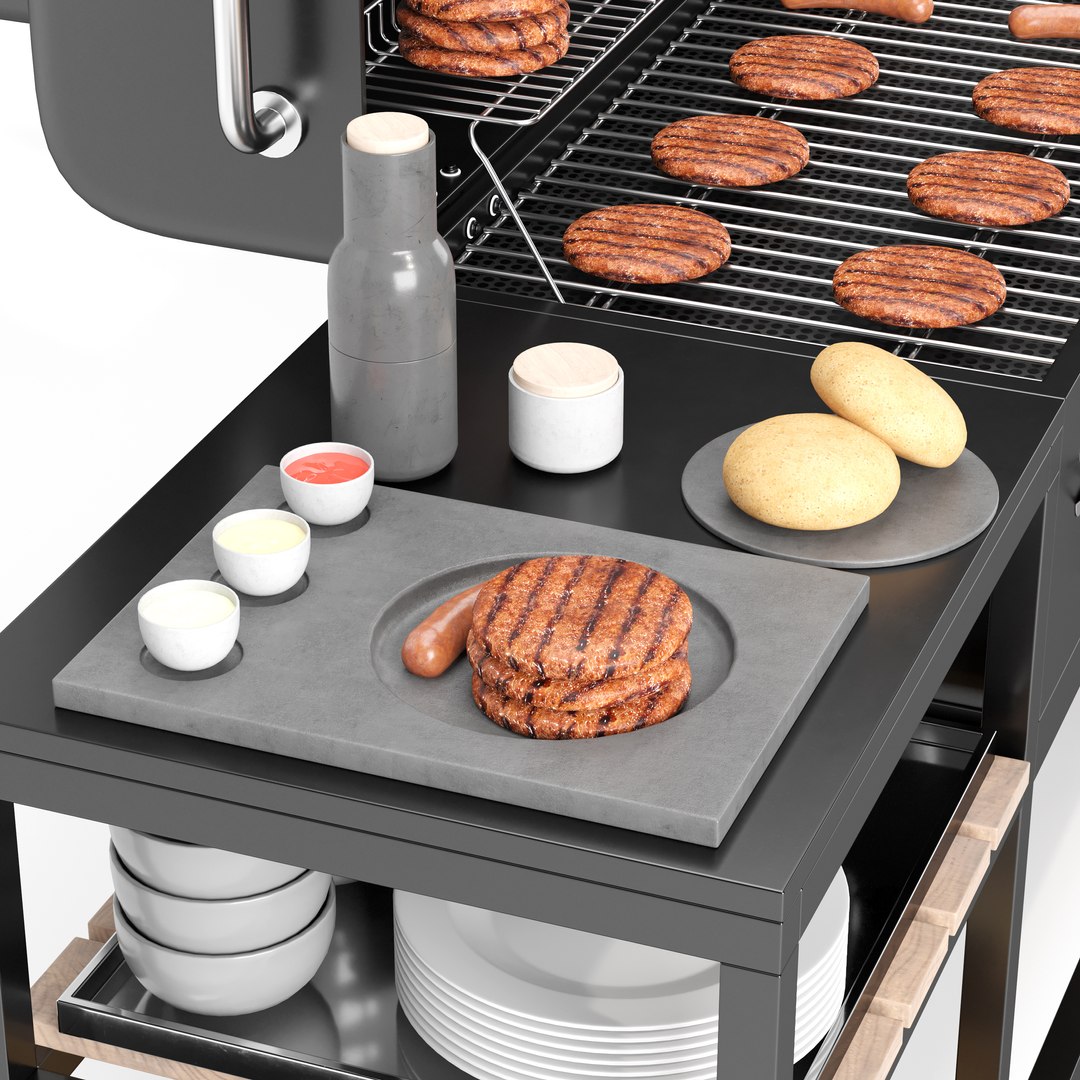 Barbecue 11 Model - TurboSquid 1946766