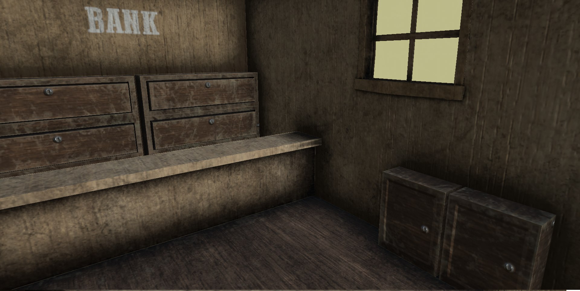 Western Bank - Wild West 3D Model - TurboSquid 1707509