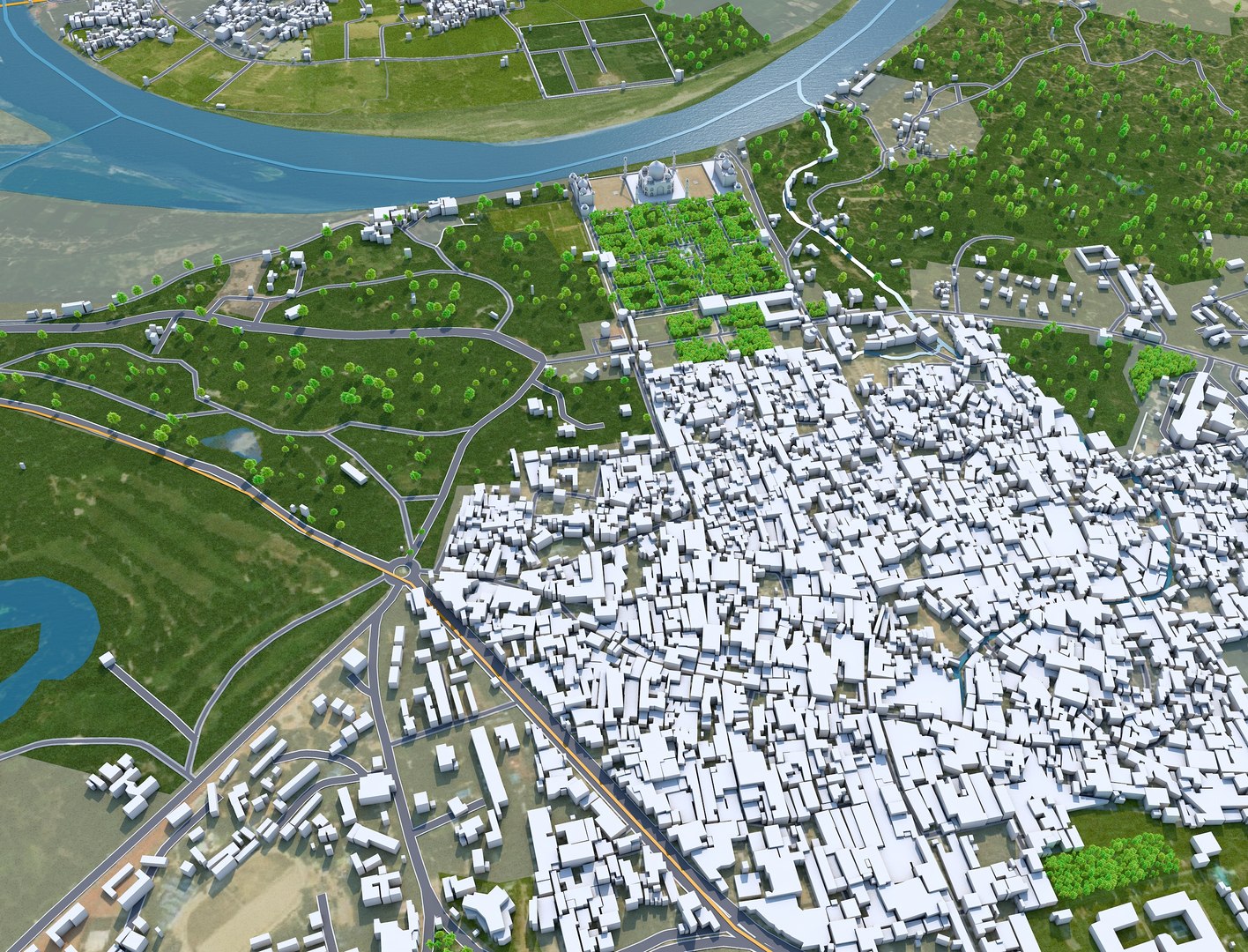 Agra Uttar Pradesh India model - TurboSquid 2041963