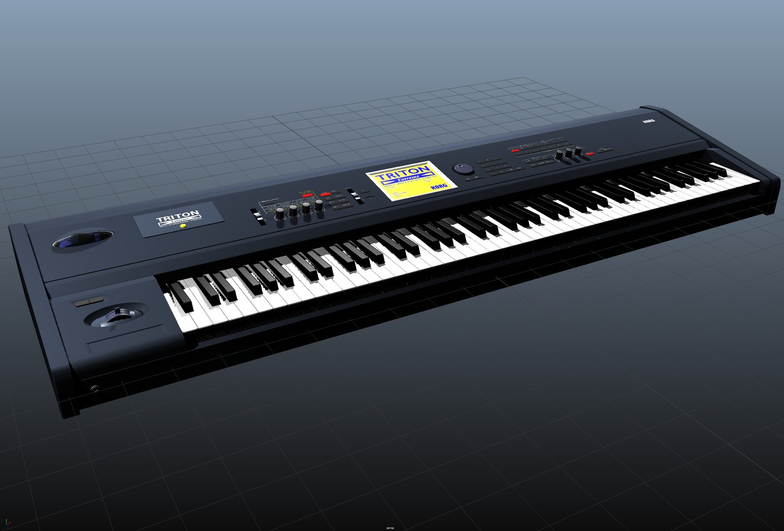 Korg Triton Extreme Workstation 88 Keys Model - TurboSquid 2099946