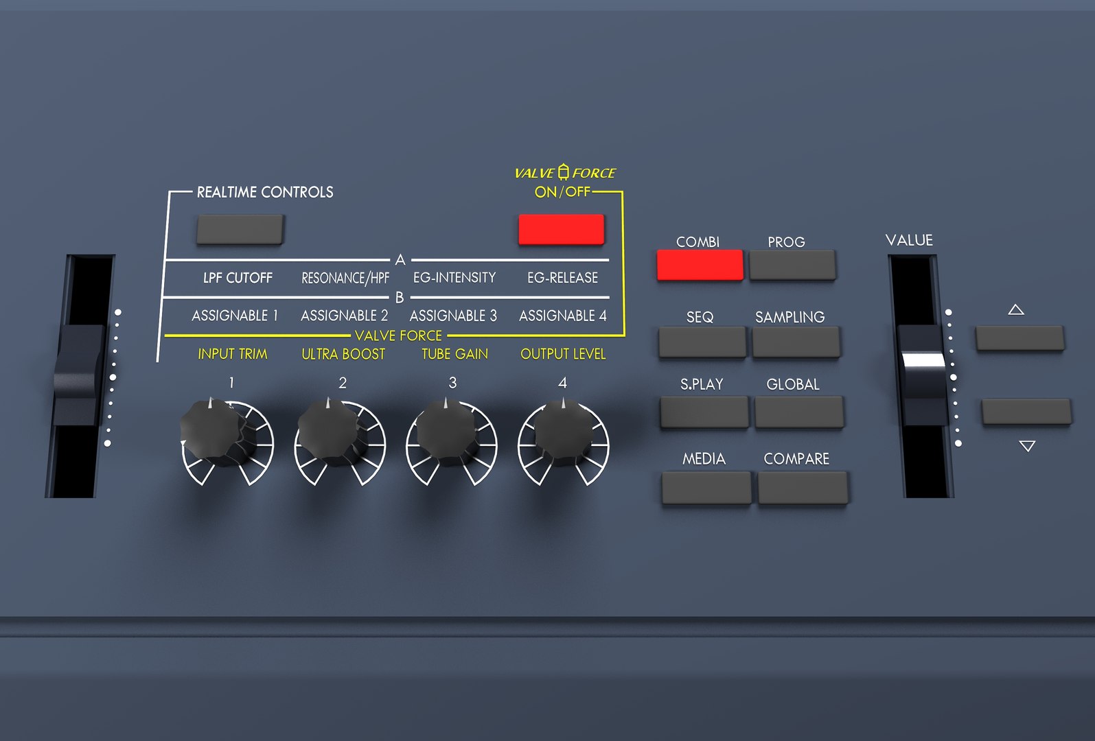 Korg Triton Extreme Workstation 88 Keys Model - TurboSquid 2099946