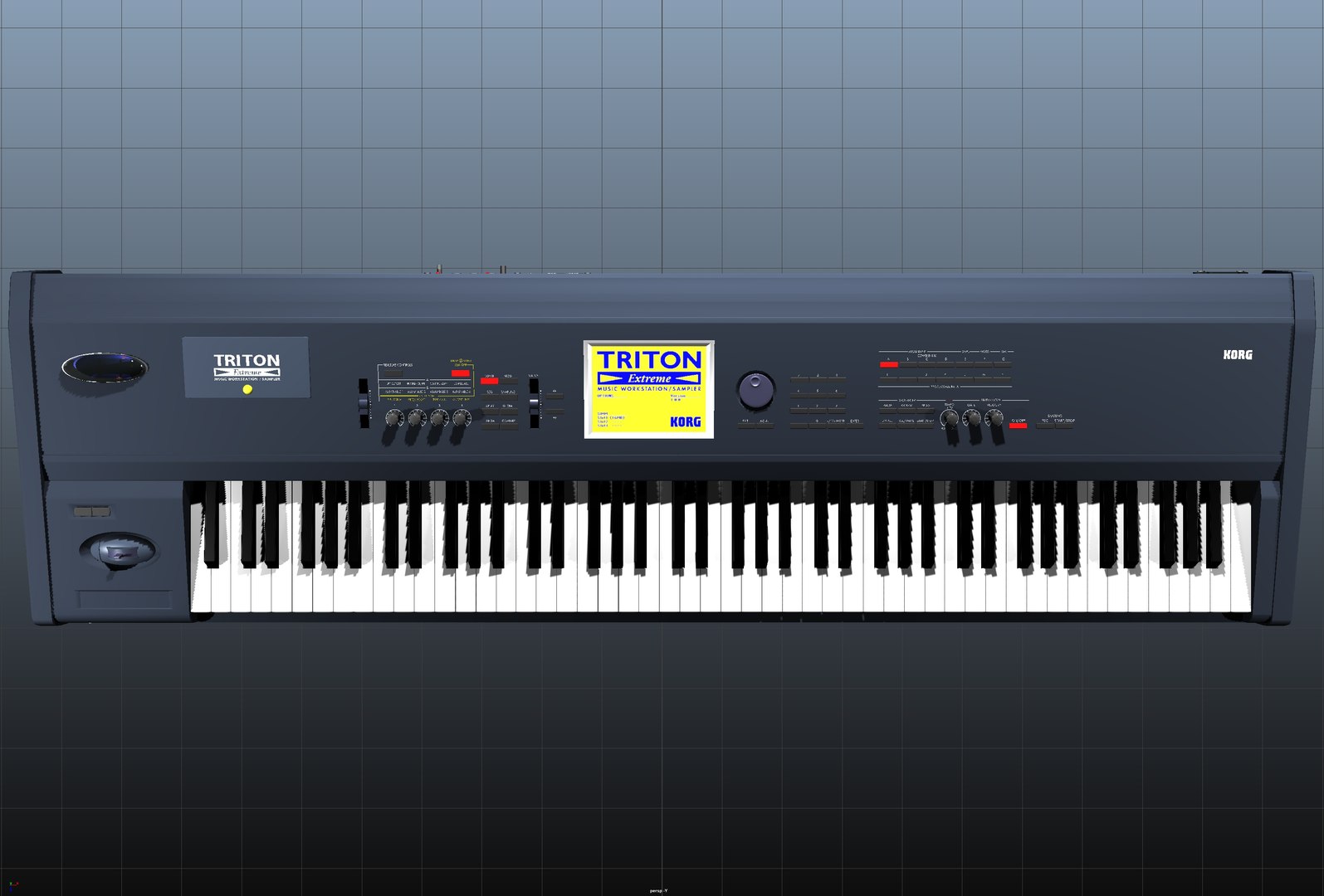 Korg Triton Extreme Workstation 88 Keys Model - TurboSquid 2099946