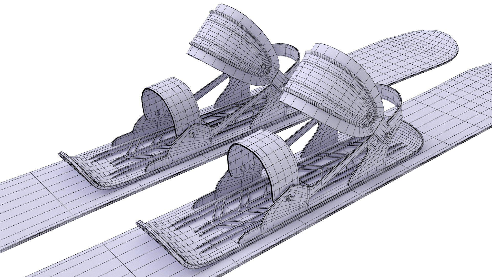 3D Snow Skis 04 - TurboSquid 2185064