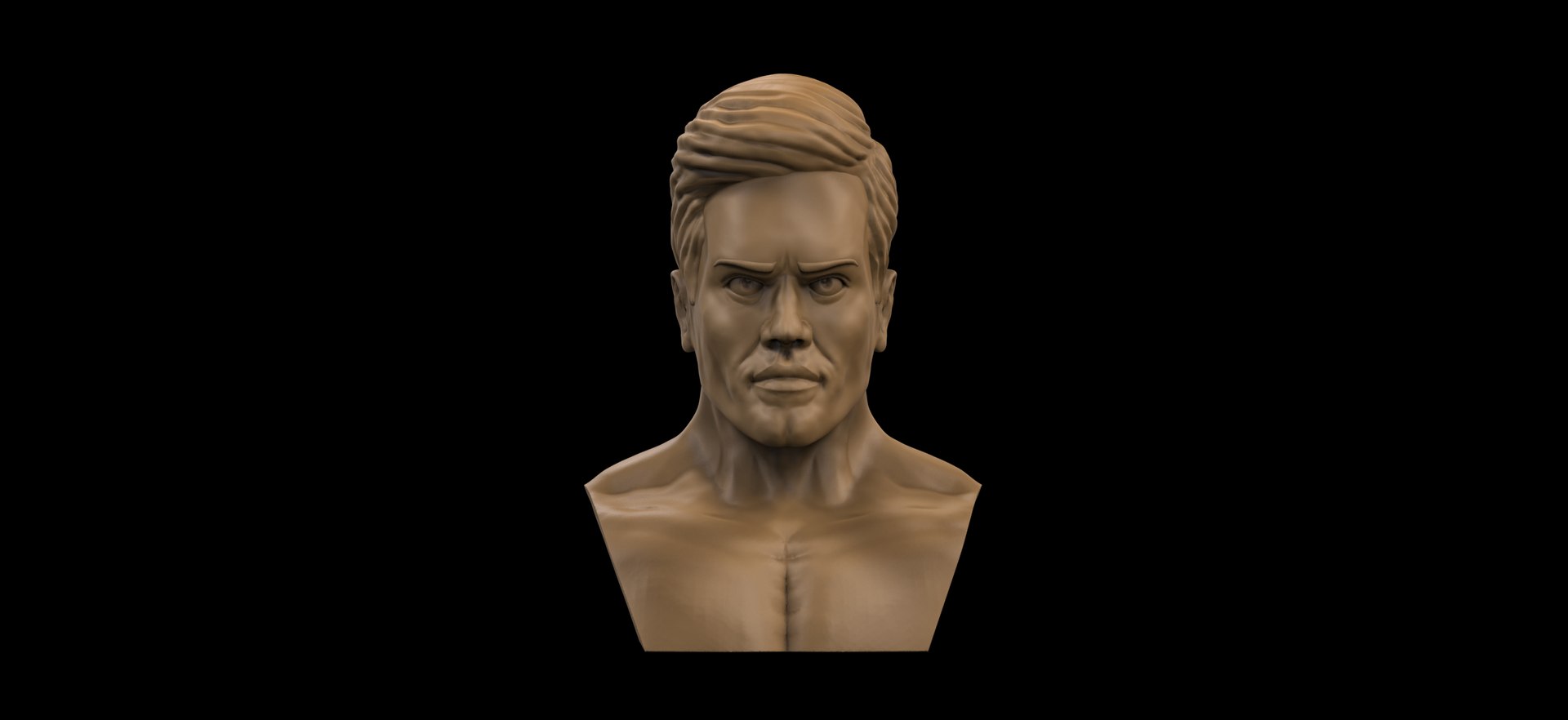 3D Realistic Male Head Sculpture - TurboSquid 1562834