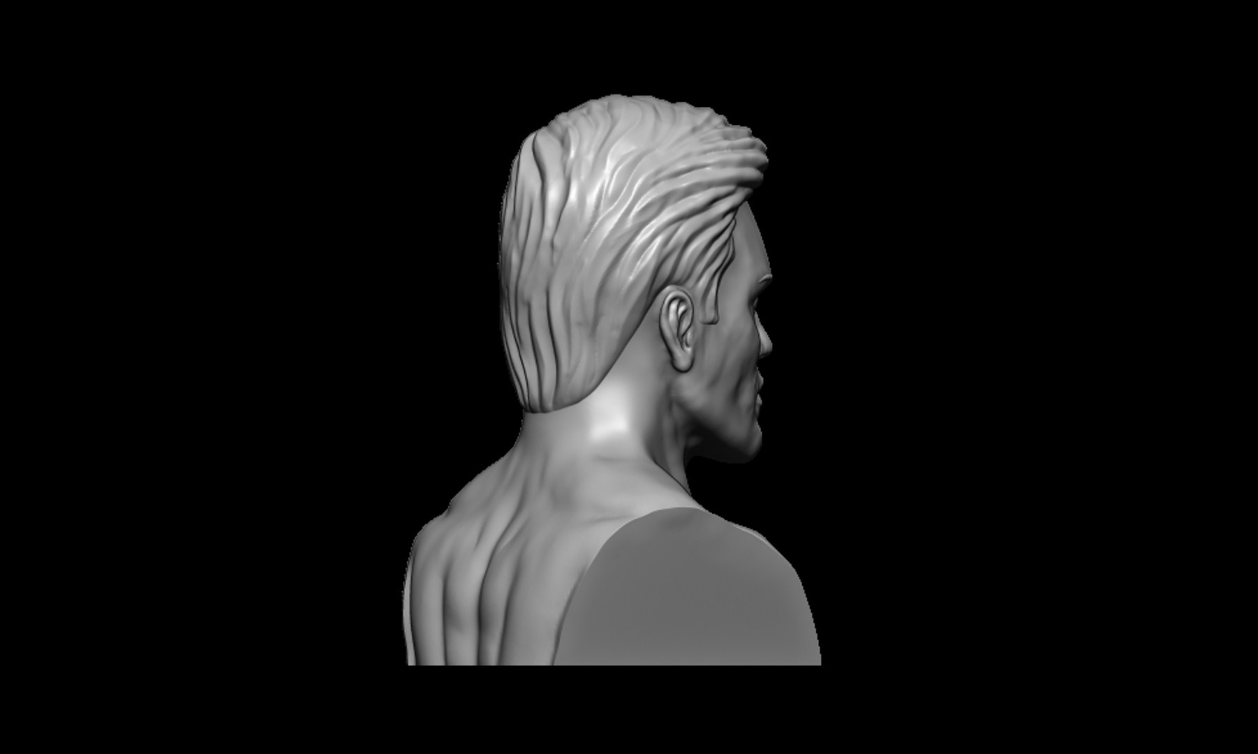 3D Realistic Male Head Sculpture - TurboSquid 1562834