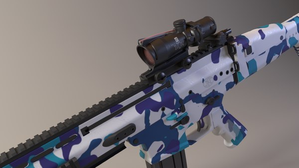 Free Blender Rifle-Scar Models | TurboSquid