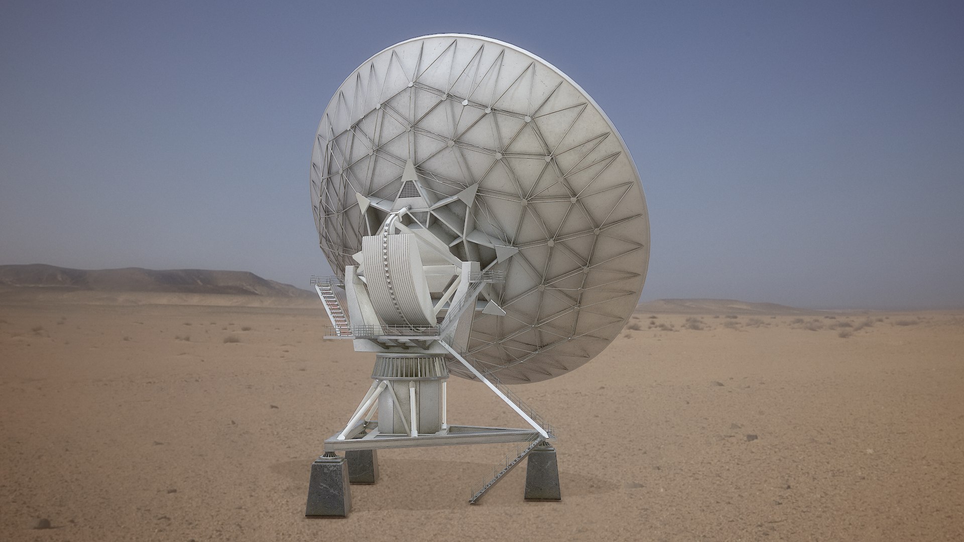 3D Vla Radio Telescope Model - TurboSquid 1480957