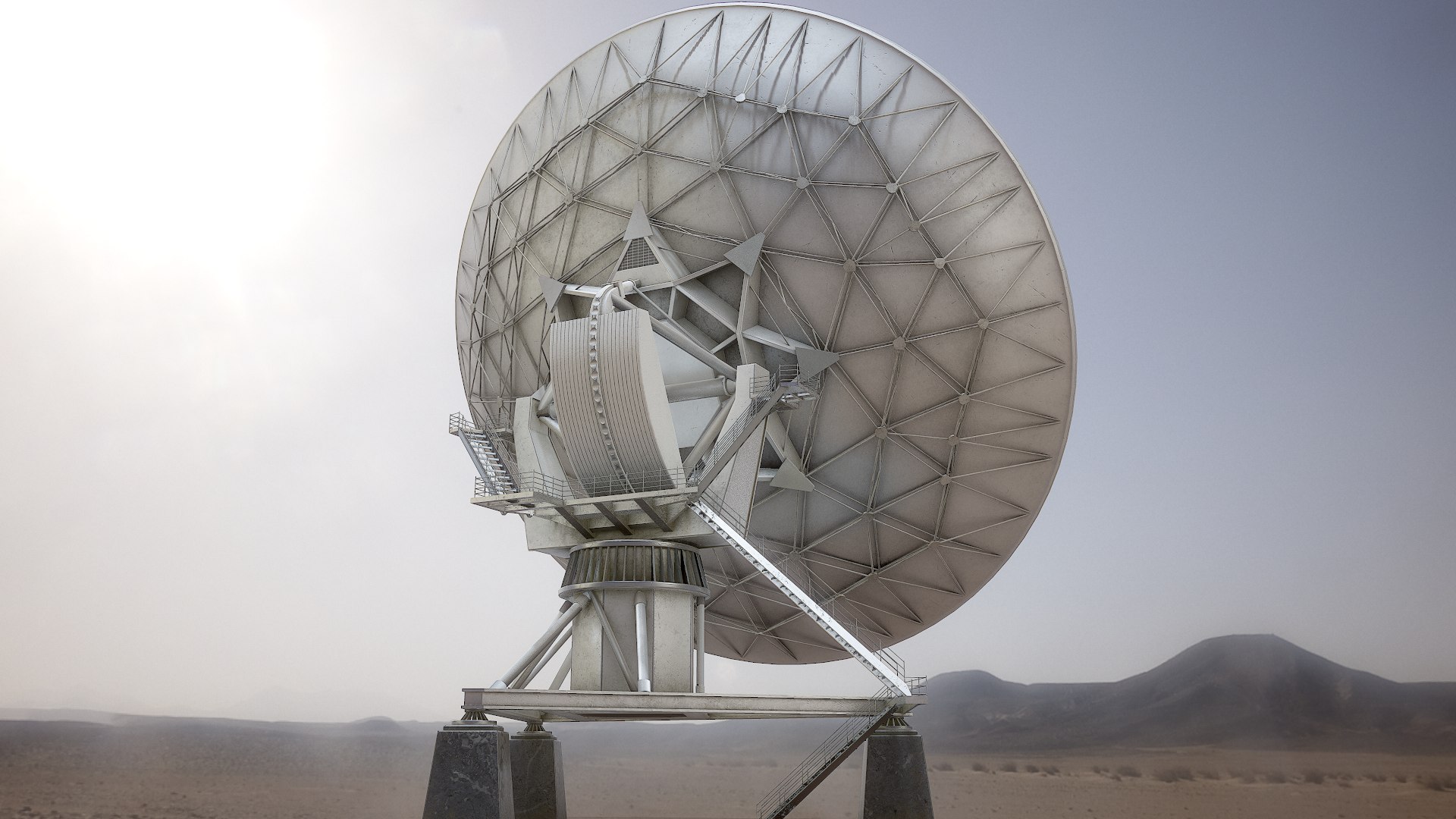 3D Vla Radio Telescope Model - TurboSquid 1480957