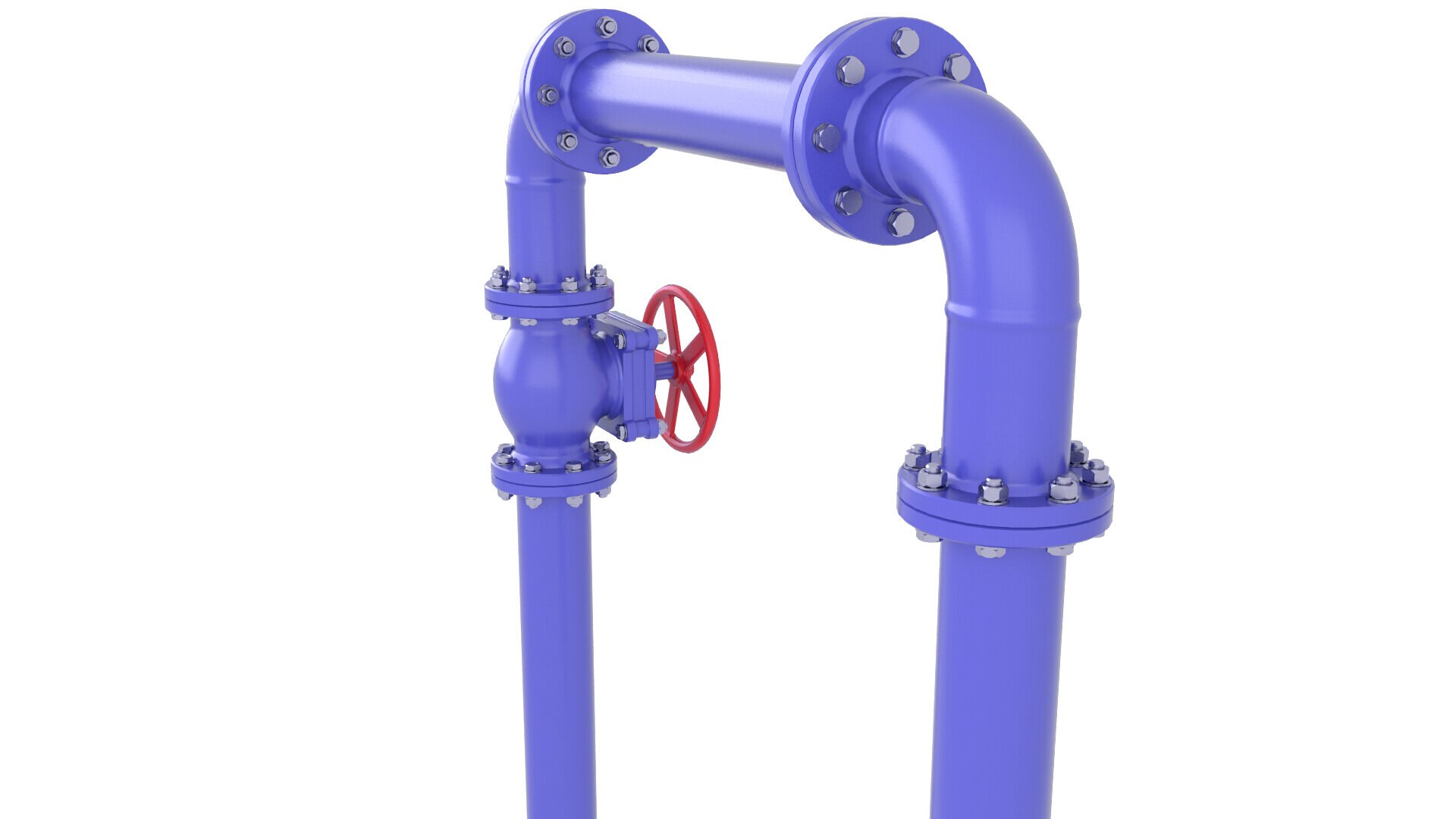 3D Model Industrial Refinery Pipe 47 - TurboSquid 2257220