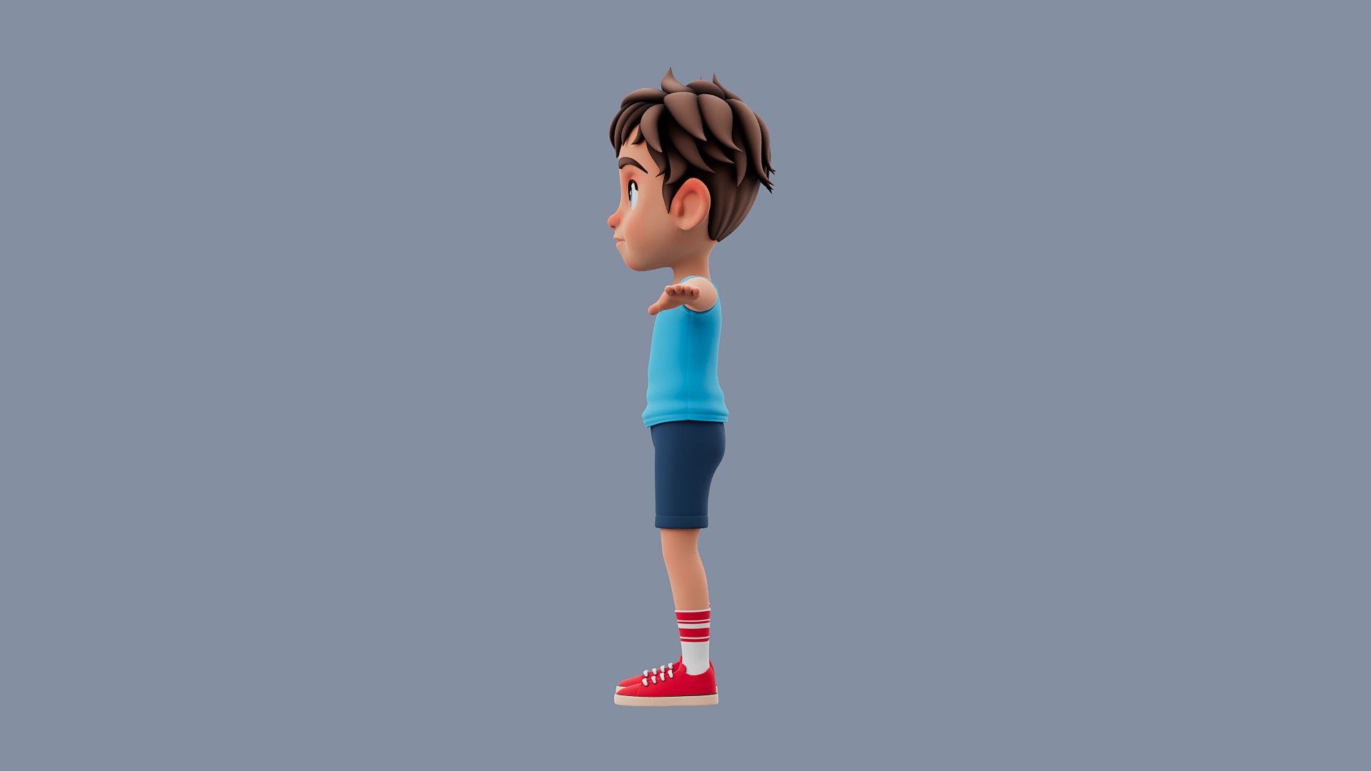 3D Model Cartoon Boy MAX - TurboSquid 2348651