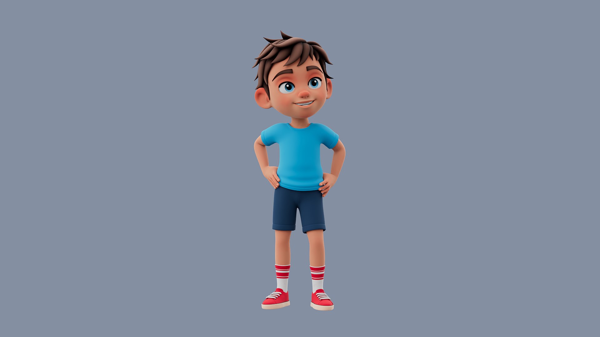 3D Model Cartoon Boy MAX - TurboSquid 2348651