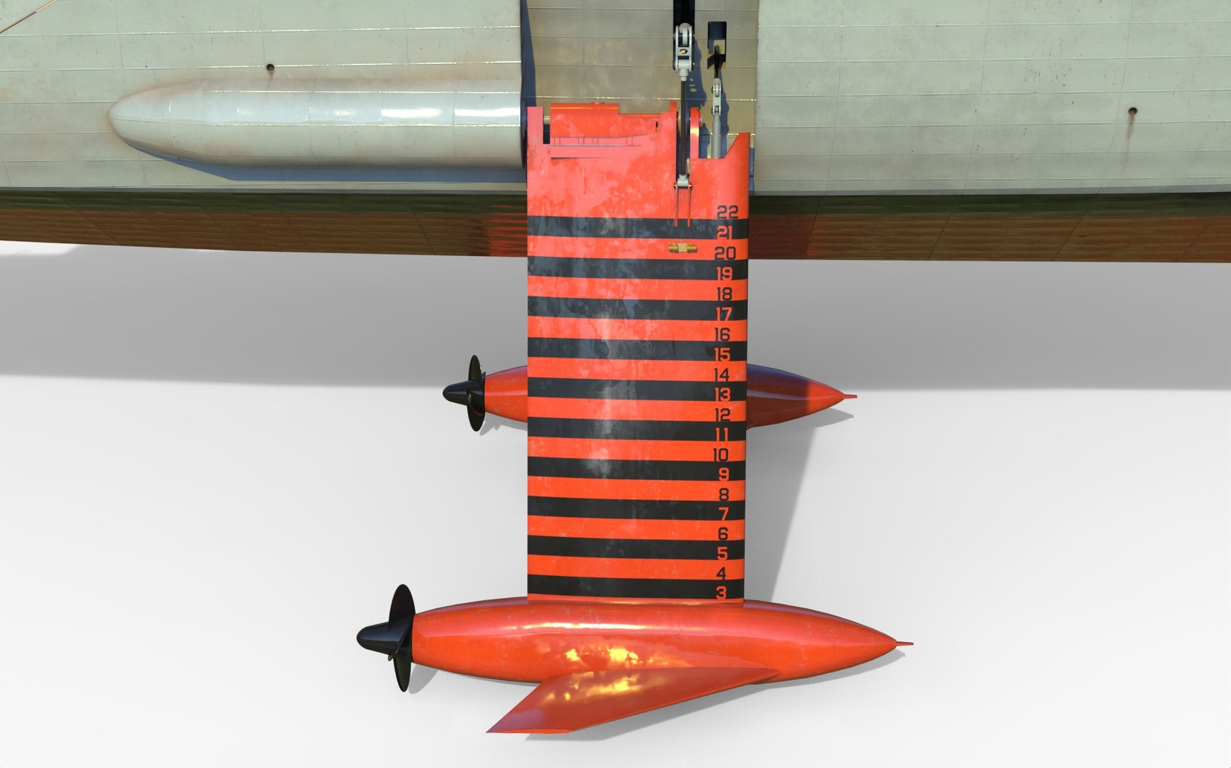 3D USS Plainview AGEH Hydrofoil Ship - TurboSquid 2184060
