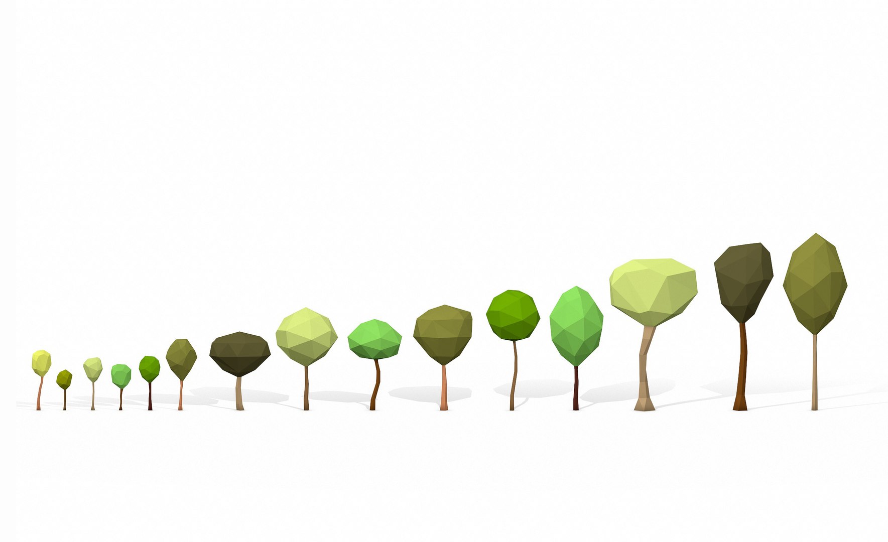 3D Simple Tree Pack - - TurboSquid 1307230