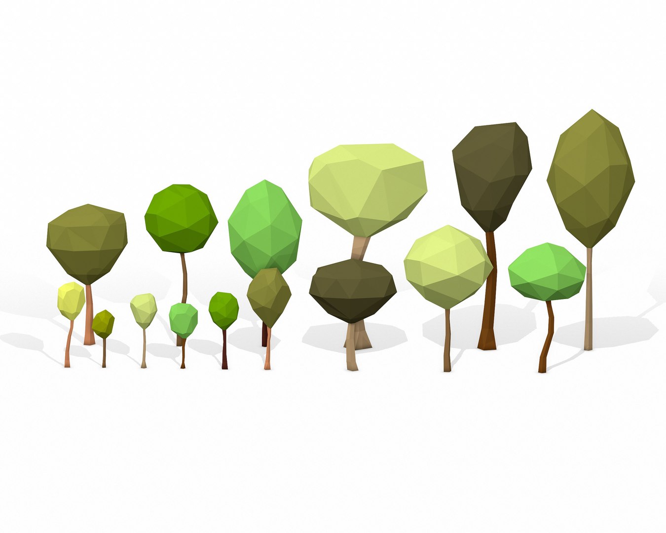 3D Simple Tree Pack - - TurboSquid 1307230
