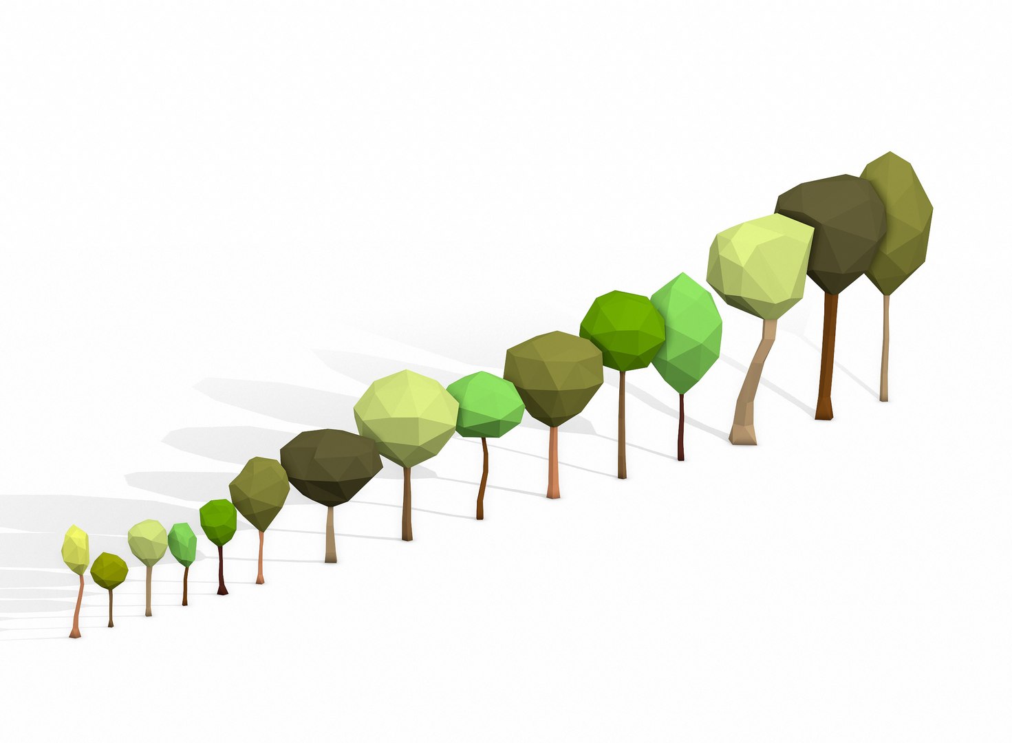 3D Simple Tree Pack - - TurboSquid 1307230
