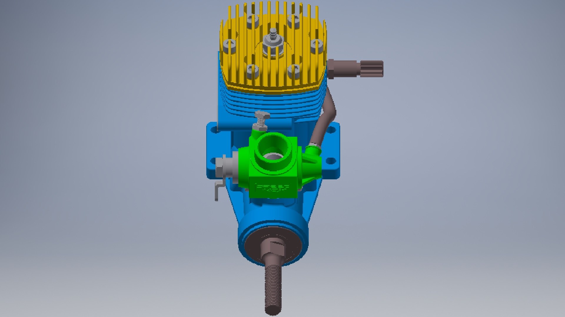 Mini Two-Stroke Engines Model - TurboSquid 2041022