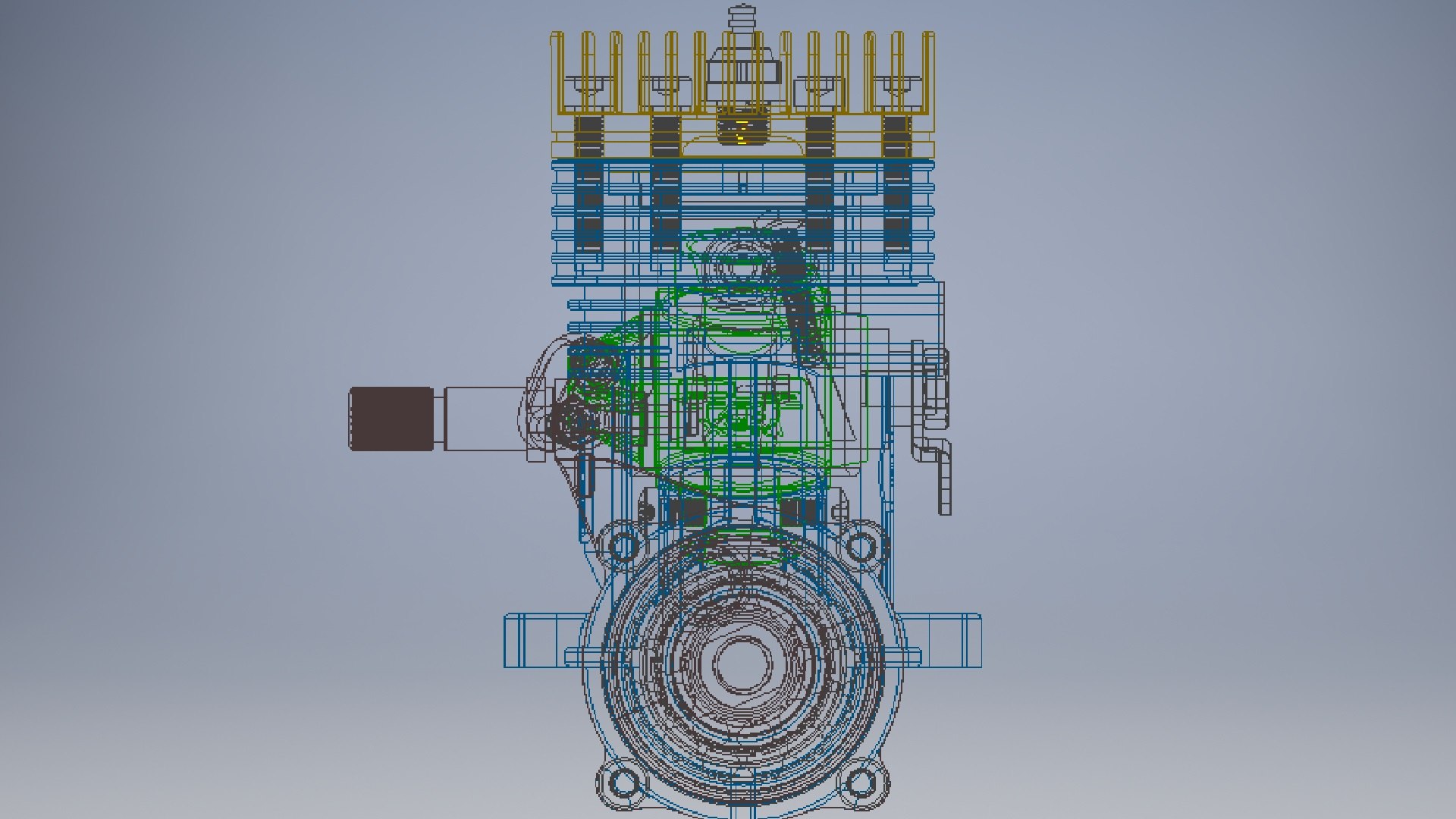 Mini Two-Stroke Engines Model - TurboSquid 2041022
