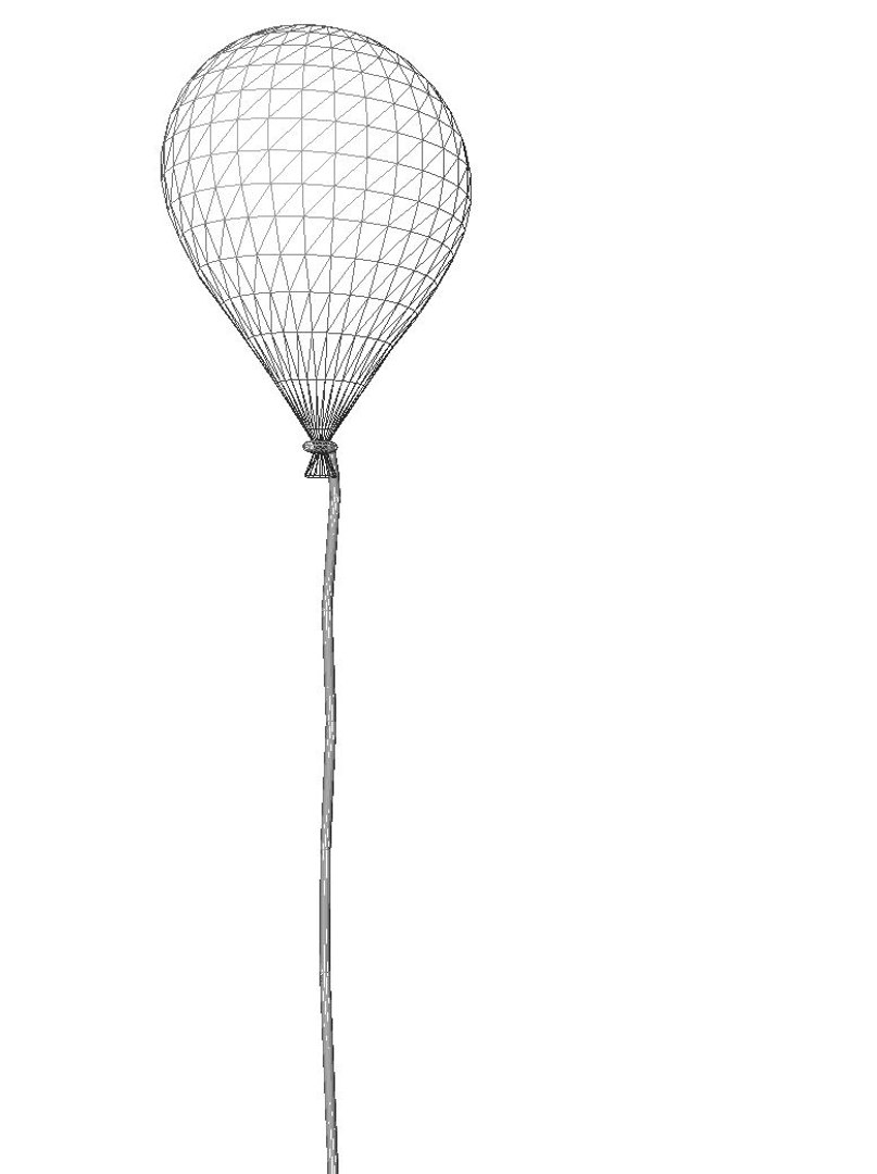 balloon rope designs 3d model