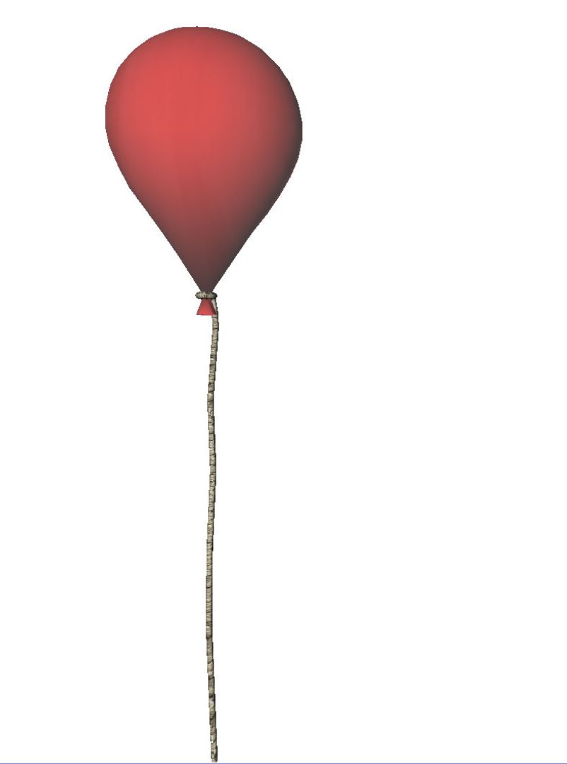 balloon rope designs 3d model