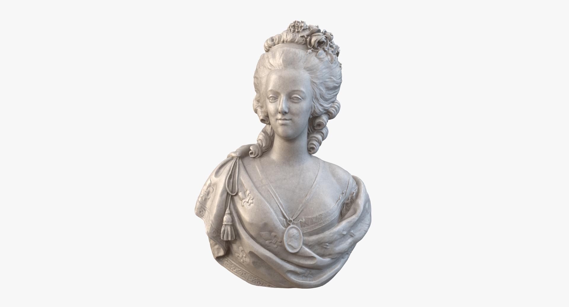 Marie Antoinette Bust 3D Model - TurboSquid 2303673