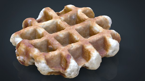 3d waffle 8k model
