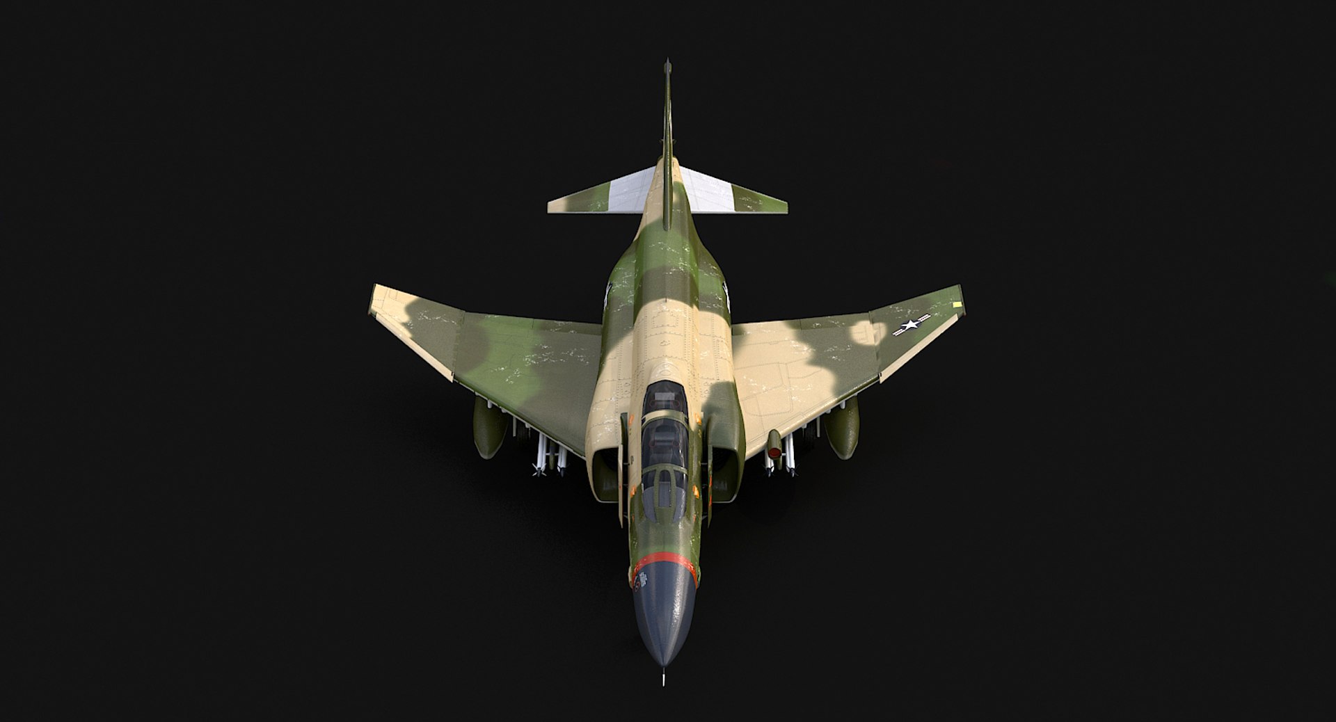 F-4 Phantom 433d Tfs 3d Max