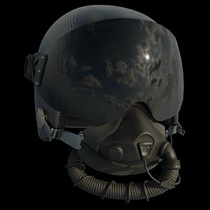 Fighter Helmet 3D Model - TurboSquid 1276803
