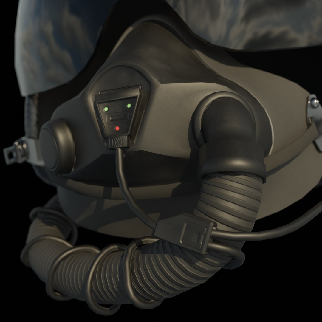Free 3D Fighter Pilot Helmet - TurboSquid 2059765