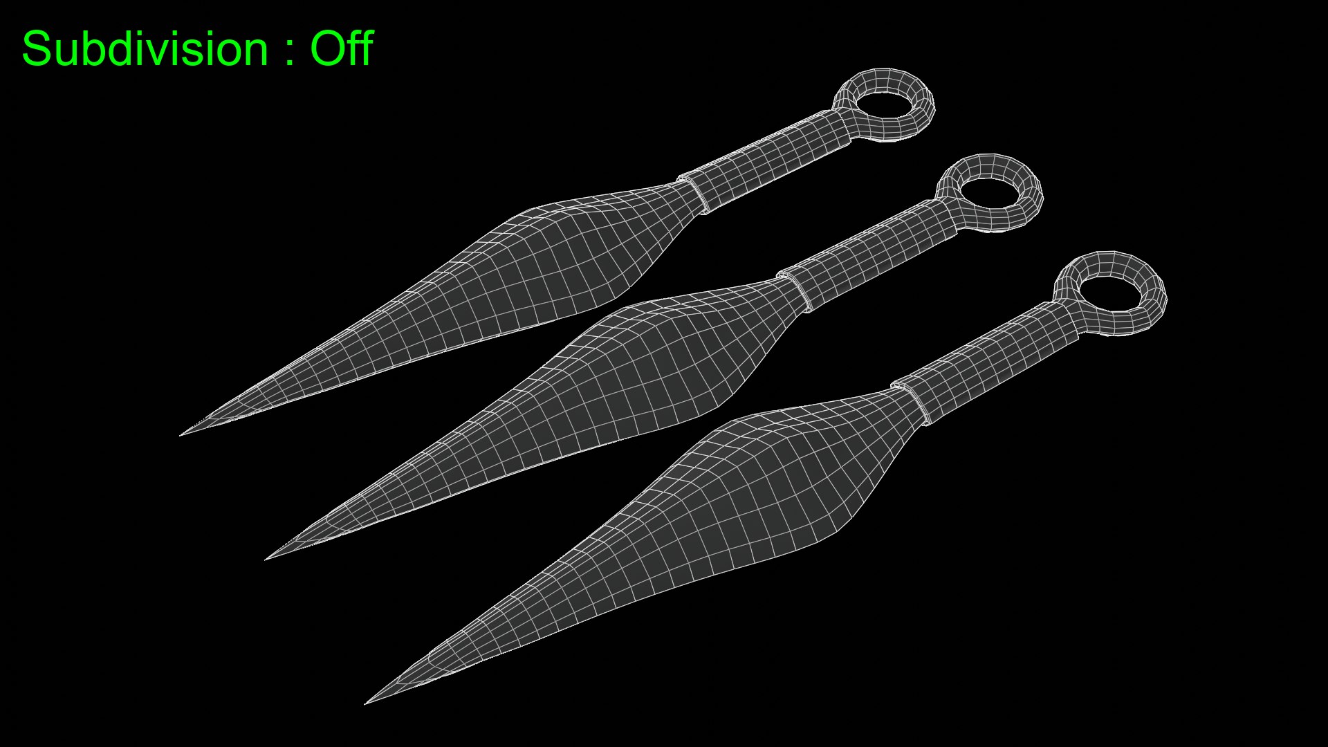 3D Model Kunai Realistic - TurboSquid 1341250