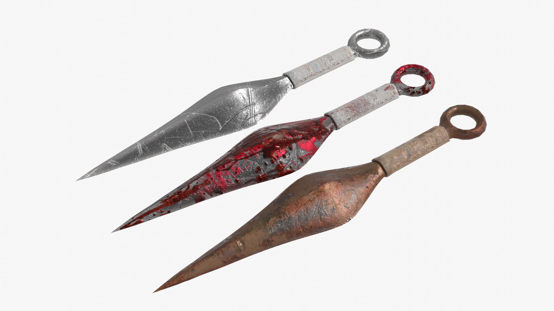 3D Model Kunai Realistic - TurboSquid 1341250
