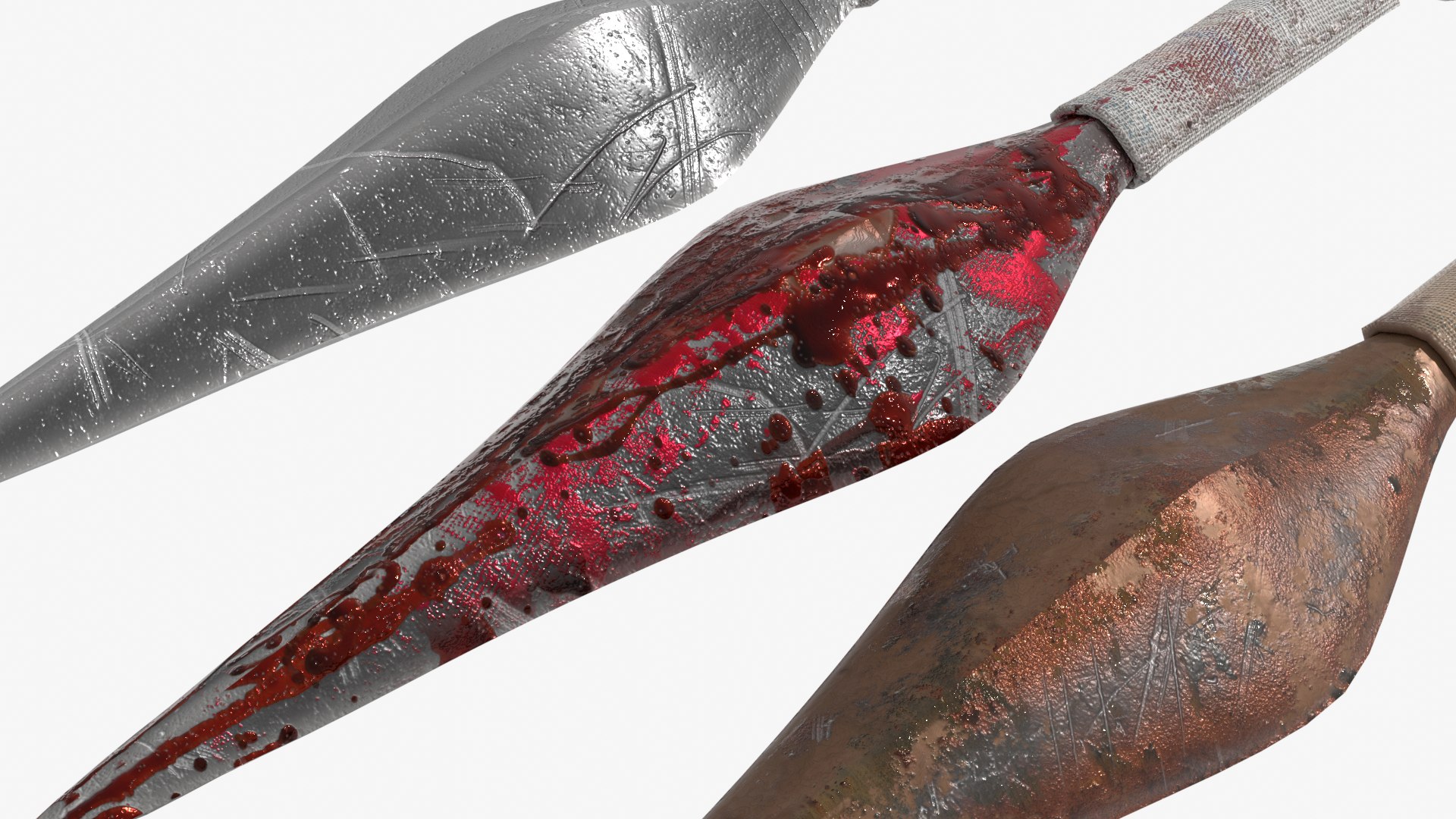 3D Model Kunai Realistic - TurboSquid 1341250