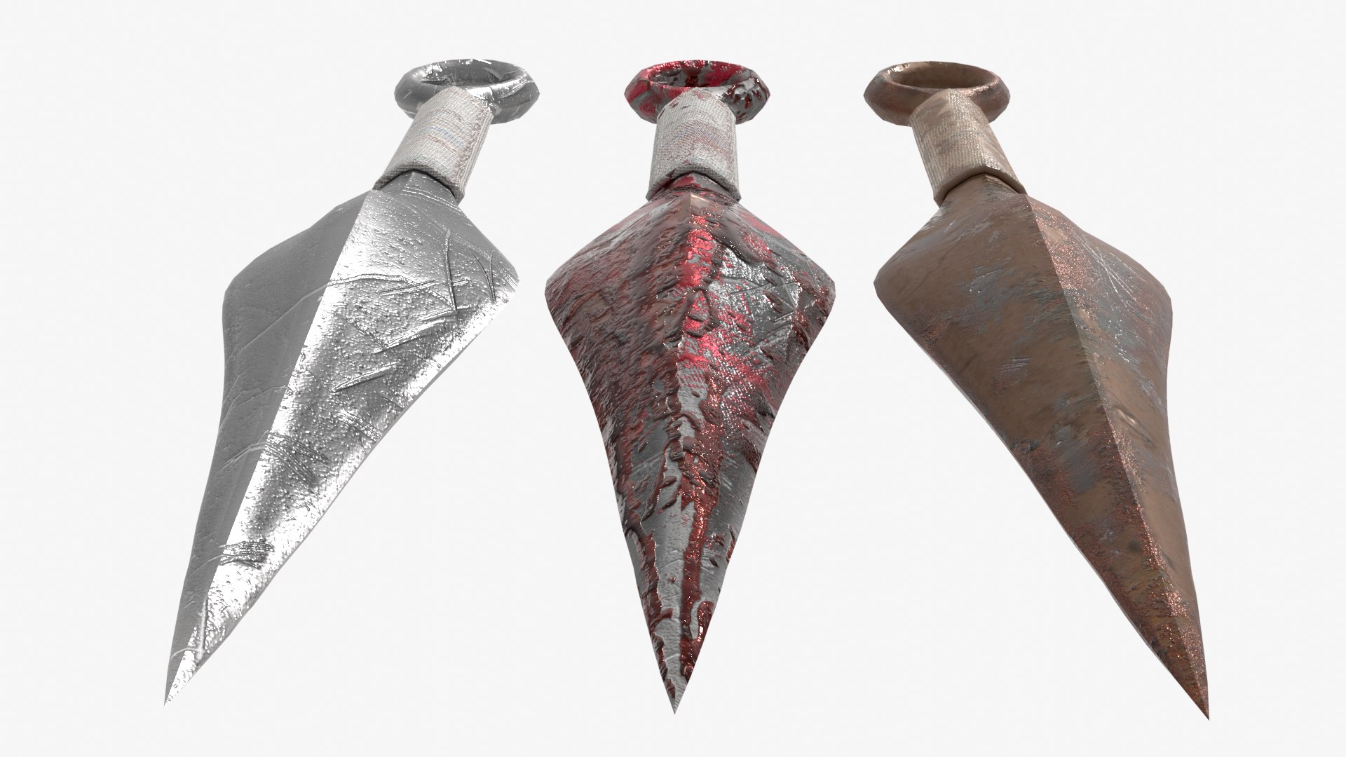 3D Model Kunai Realistic - TurboSquid 1341250