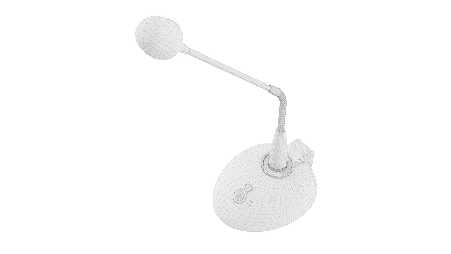 3D mic microphone desk model - TurboSquid 1644256