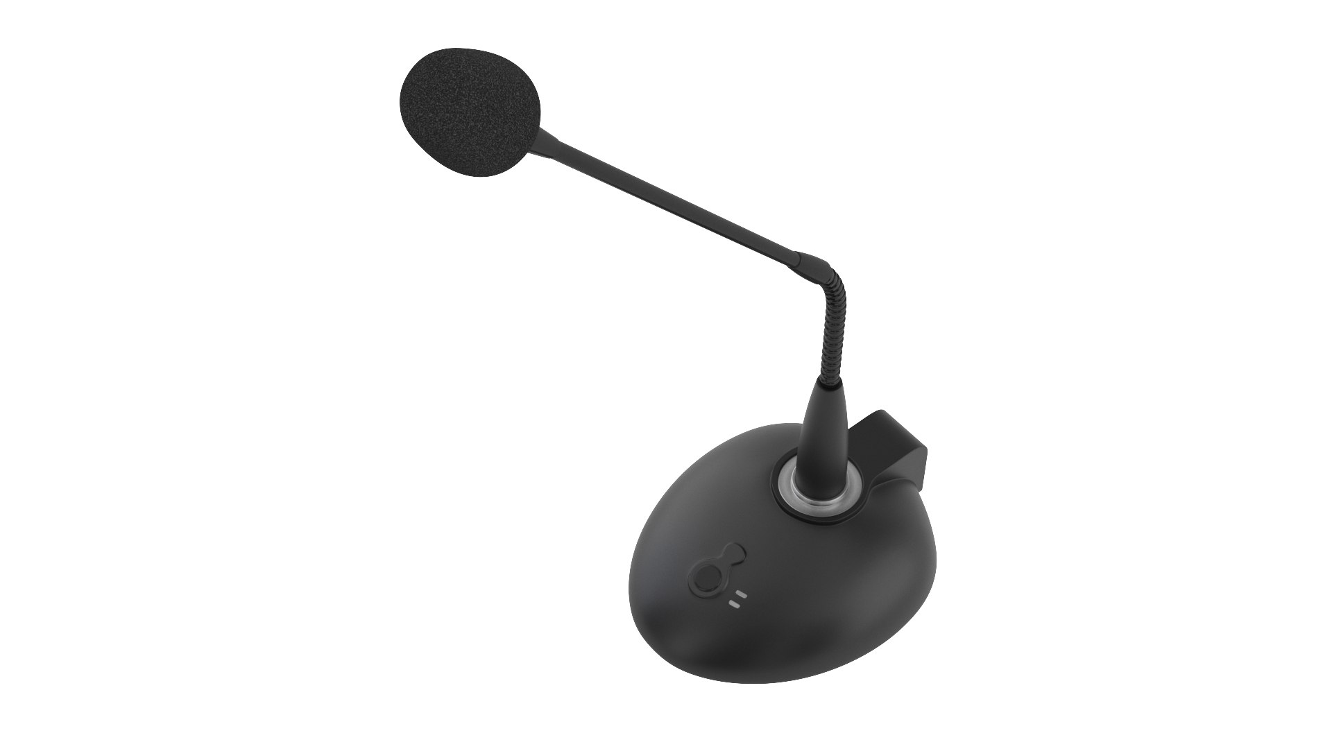 3D Mic Microphone Desk Model - TurboSquid 1644256