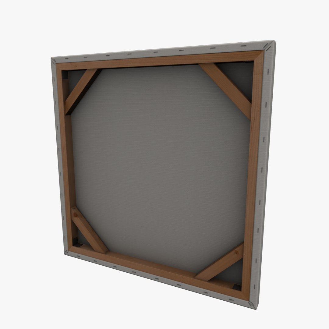 3d Model Framed Canvas Paintings