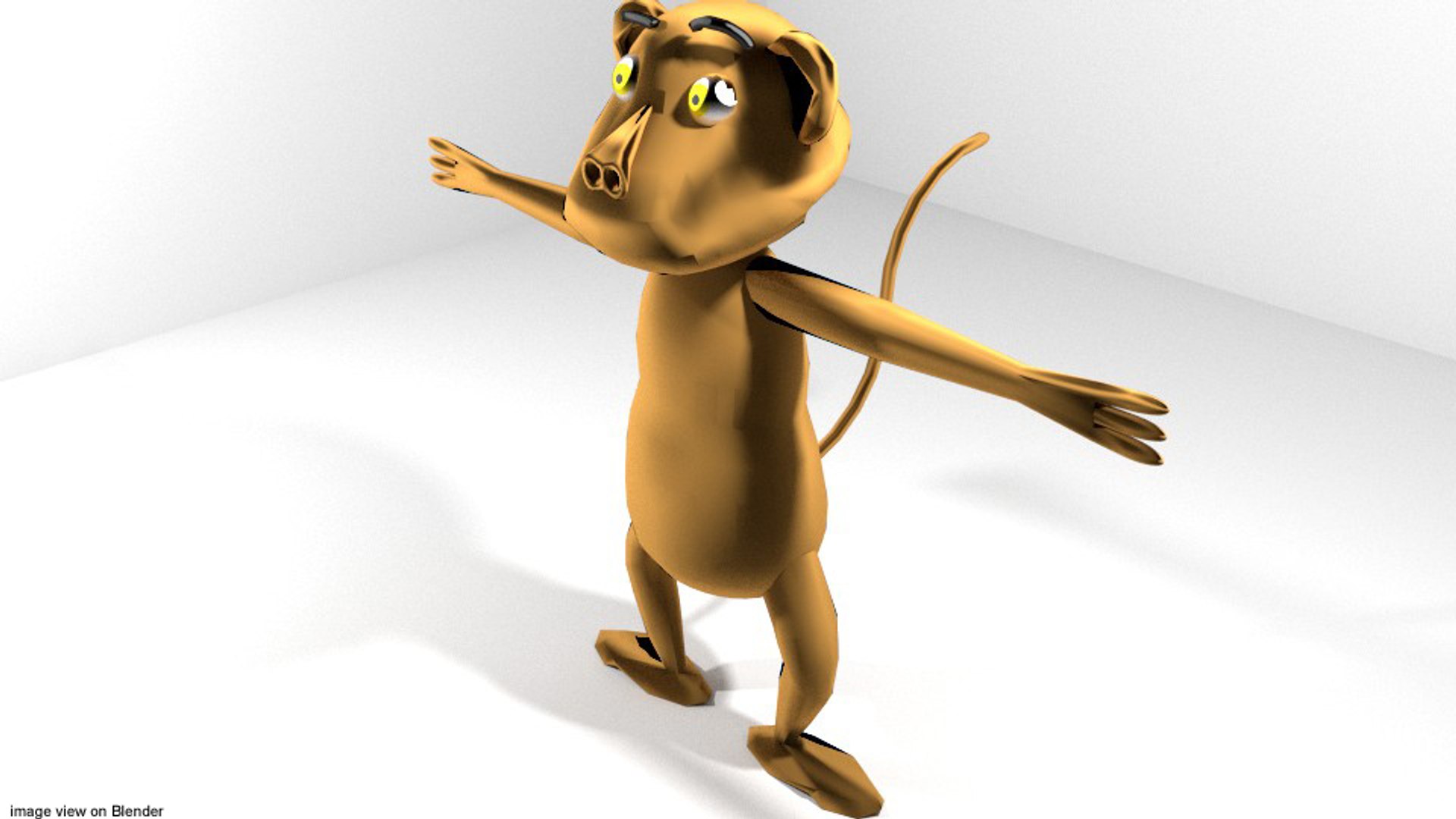 3d model cartoon toon animal