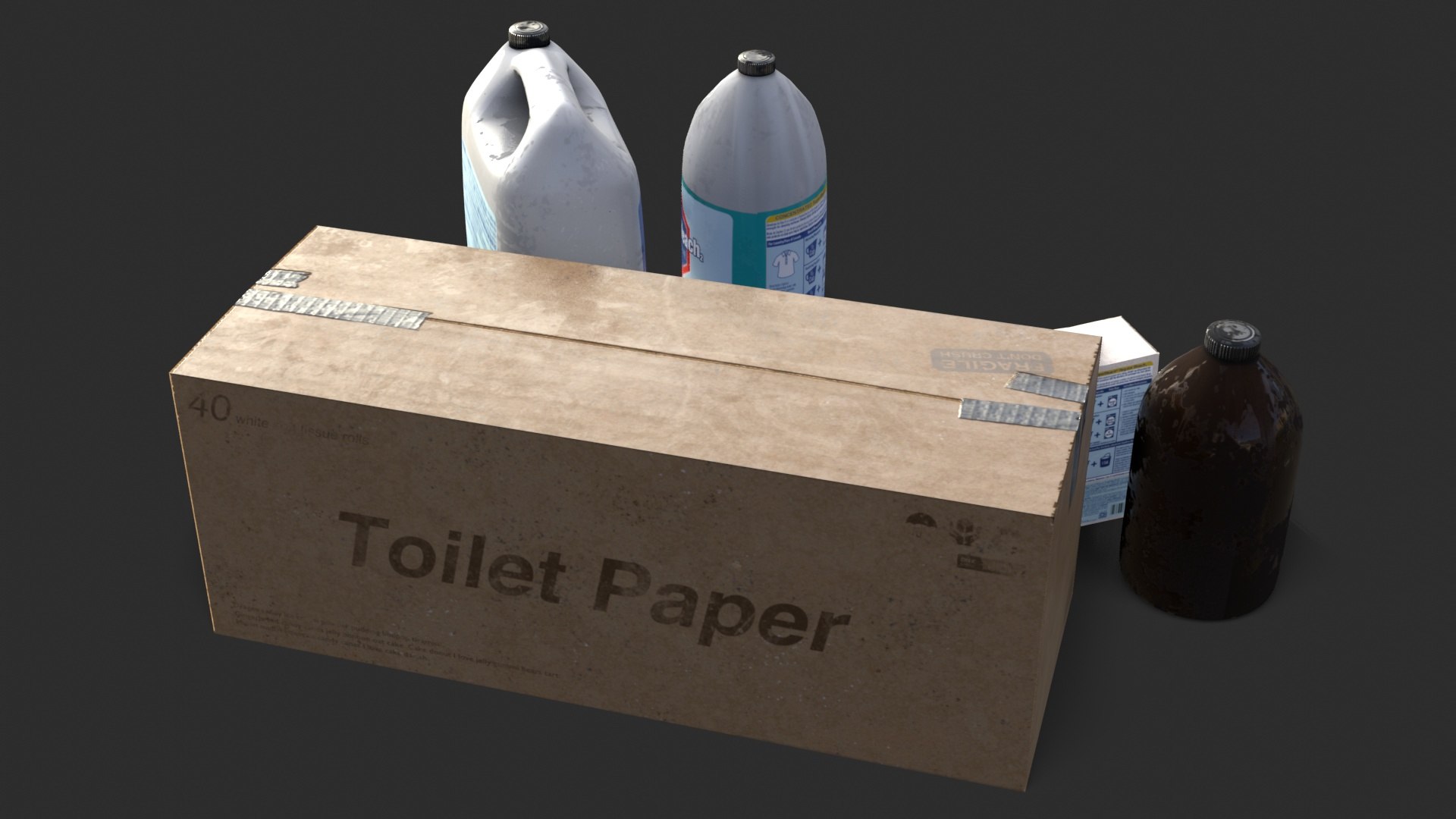 3D Assets Toilet Cleaning Stuff - TurboSquid 1582281